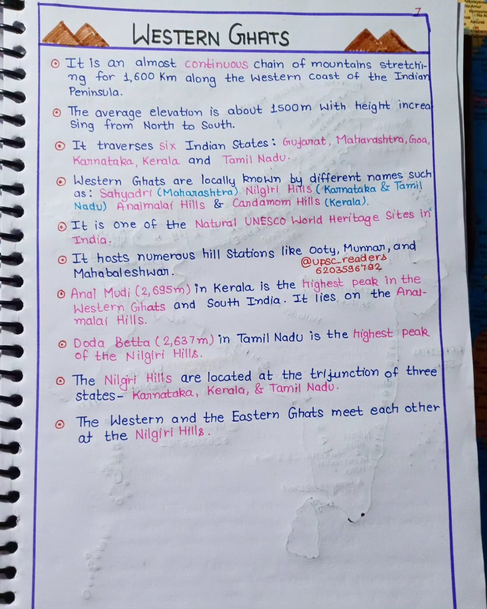Major Mountain Ranges in India and Its Highest Peaks 👇 For PDF, comment ...