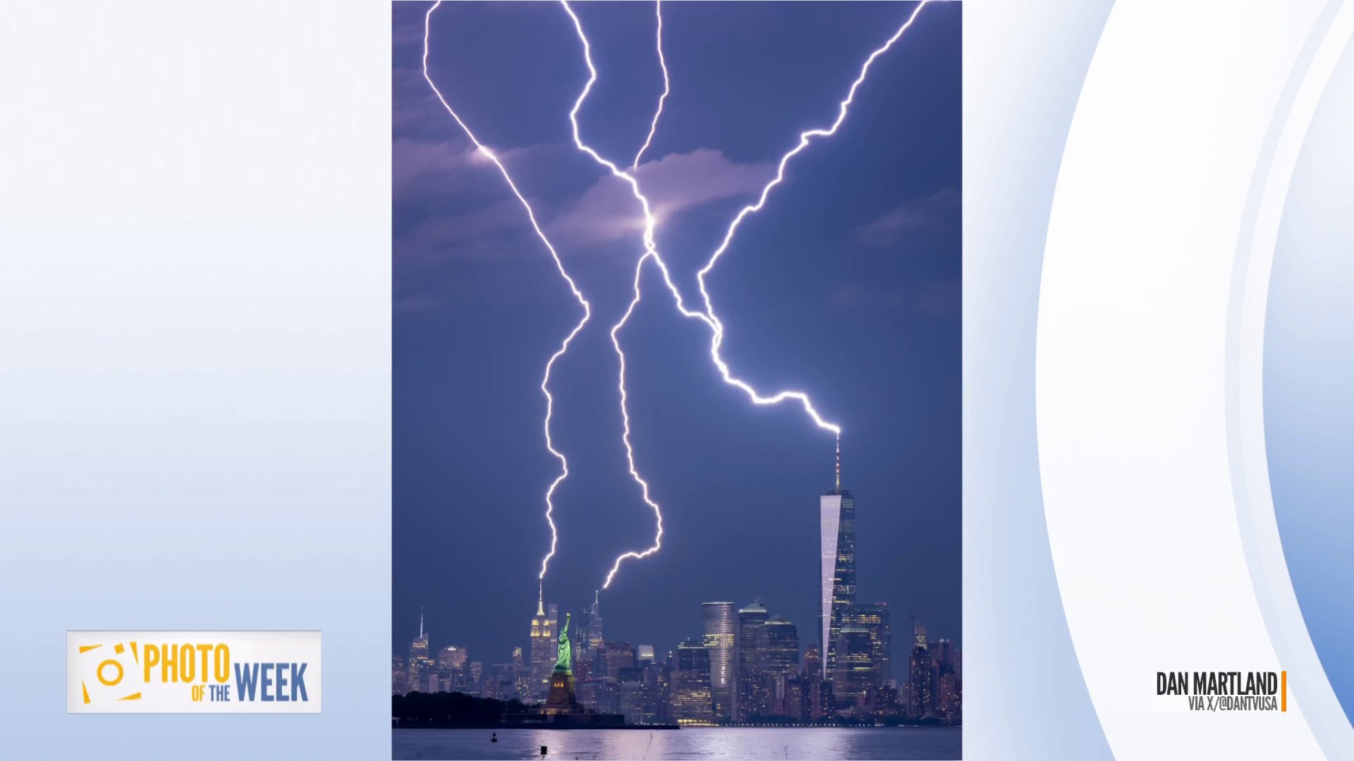 Lightning Wallpapers Photo Captures Lightning Striking NYC's Two