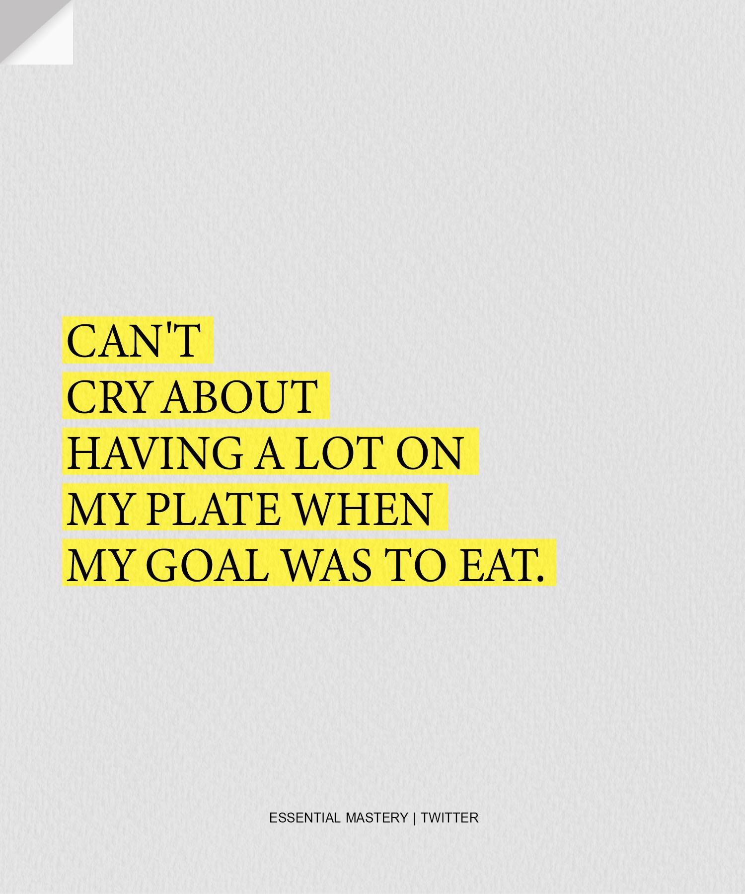 Too Much On Your Plate Quotes