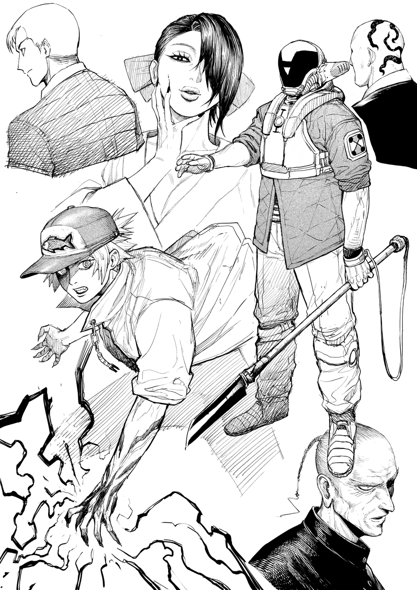 「drawings from last night's stream, thanks for checking out t」Nafの漫画