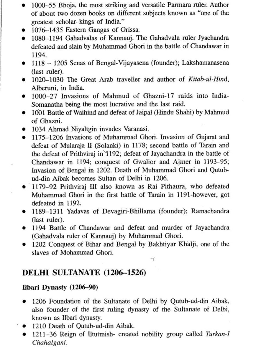 Complete timeline of Medieval India. South India to North India ...