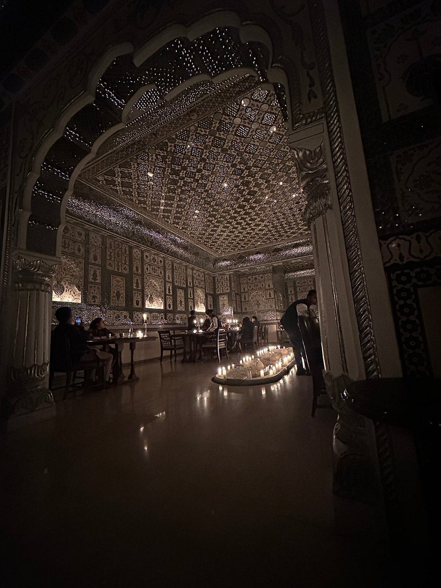 Mohan Mahal, Jaipur. Restaurant of Leela Palace which is without ...