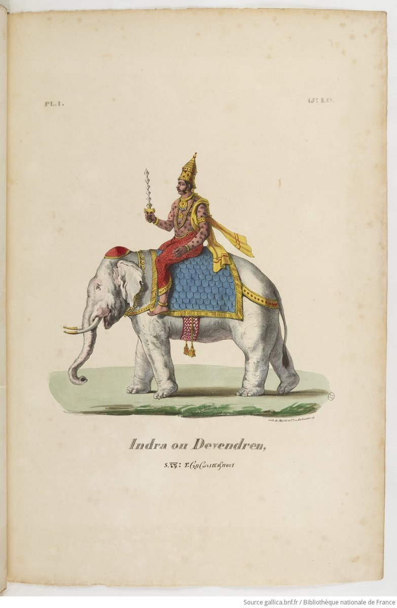 Illustrations of Hindu Gods and Goddesses by French Artist J.J ...