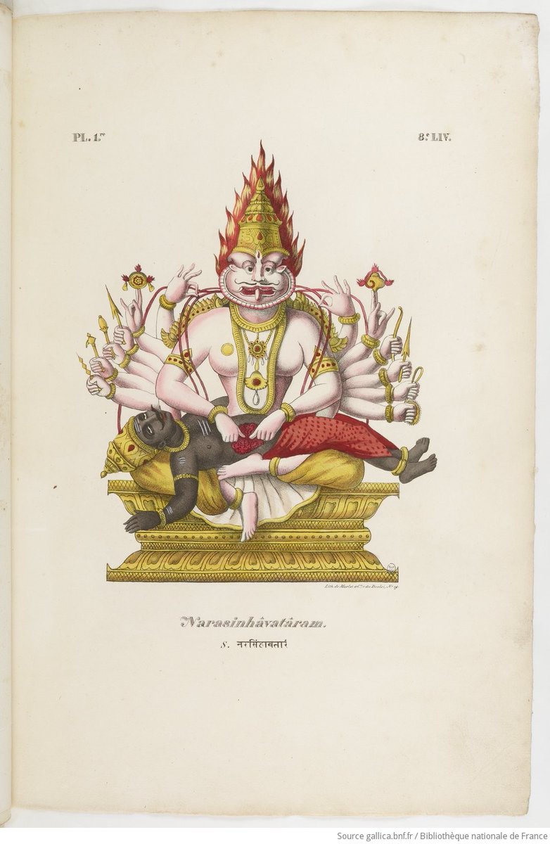Illustrations of Hindu Gods and Goddesses by French Artist J.J ...