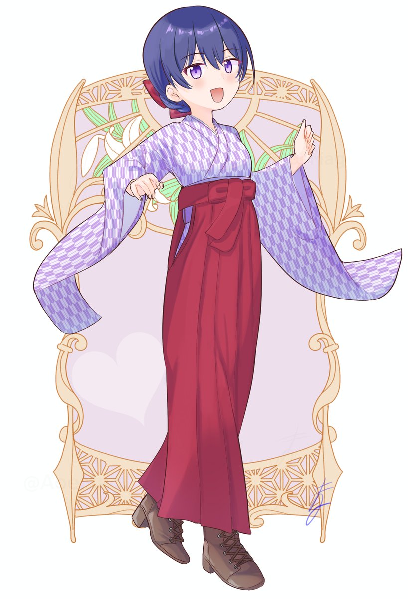 「Happy Birthday Noble Moon #紡ぐ乙女と大正の月 #末延」|青絵まぐ@クソ雑魚ナメクジのイラスト