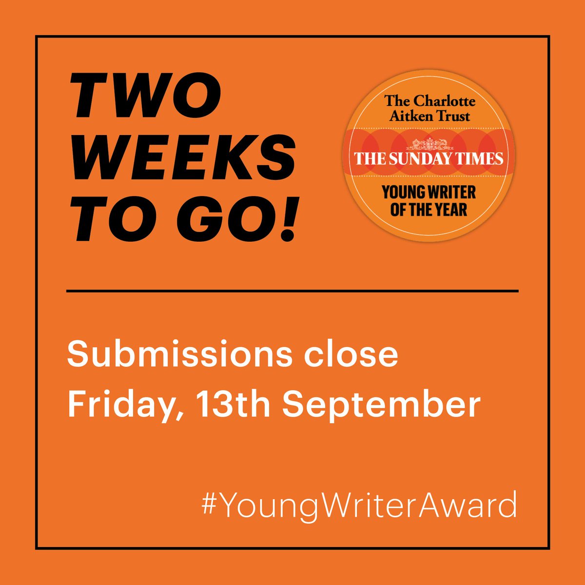 Homepage - Young Writer of the Year Award