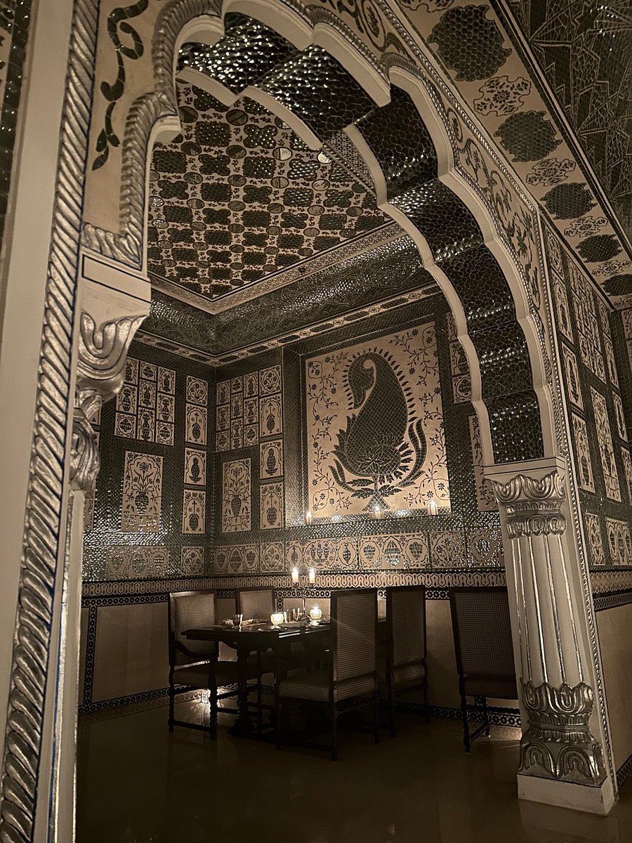 Mohan Mahal, Jaipur. Restaurant of Leela Palace which is without ...