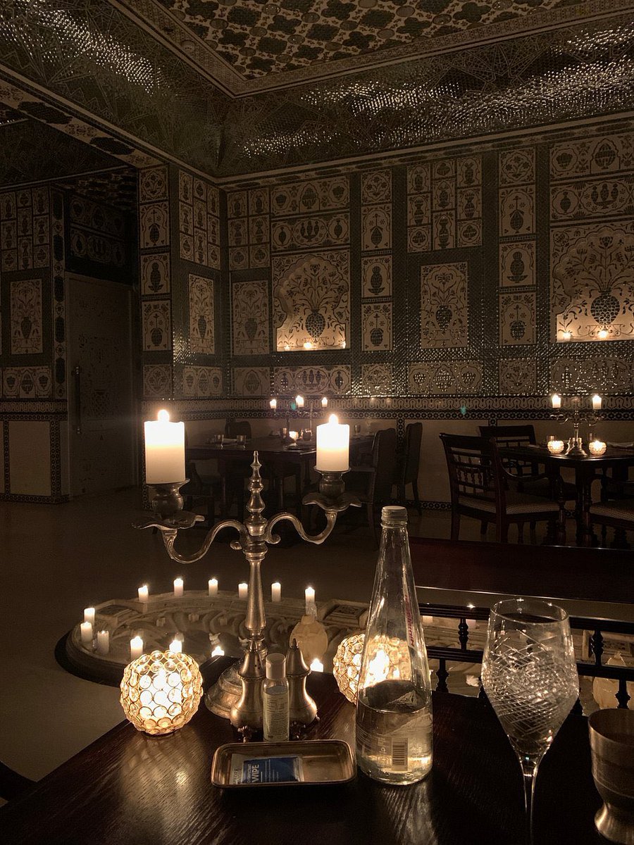 Mohan Mahal, Jaipur. Restaurant of Leela Palace which is without ...