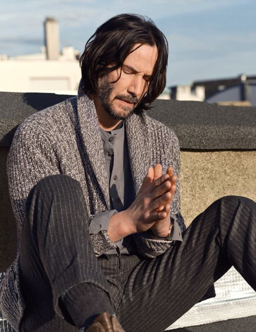 Keanu Reeves once said: "I’m at the stage in life where I stay out of ...