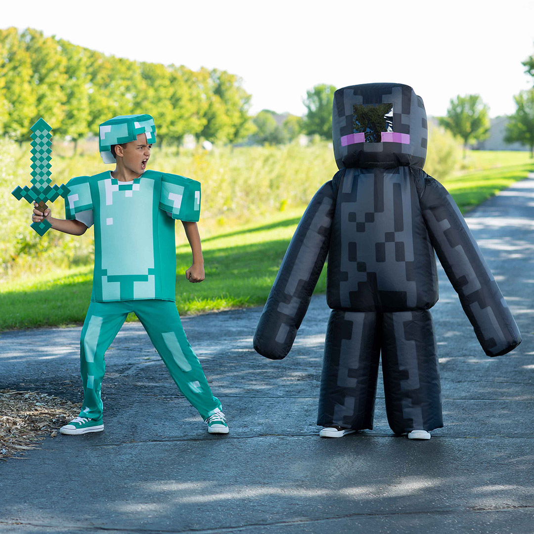 Minecraft Enderman Costume Minecraft Enderman Block Head, Official