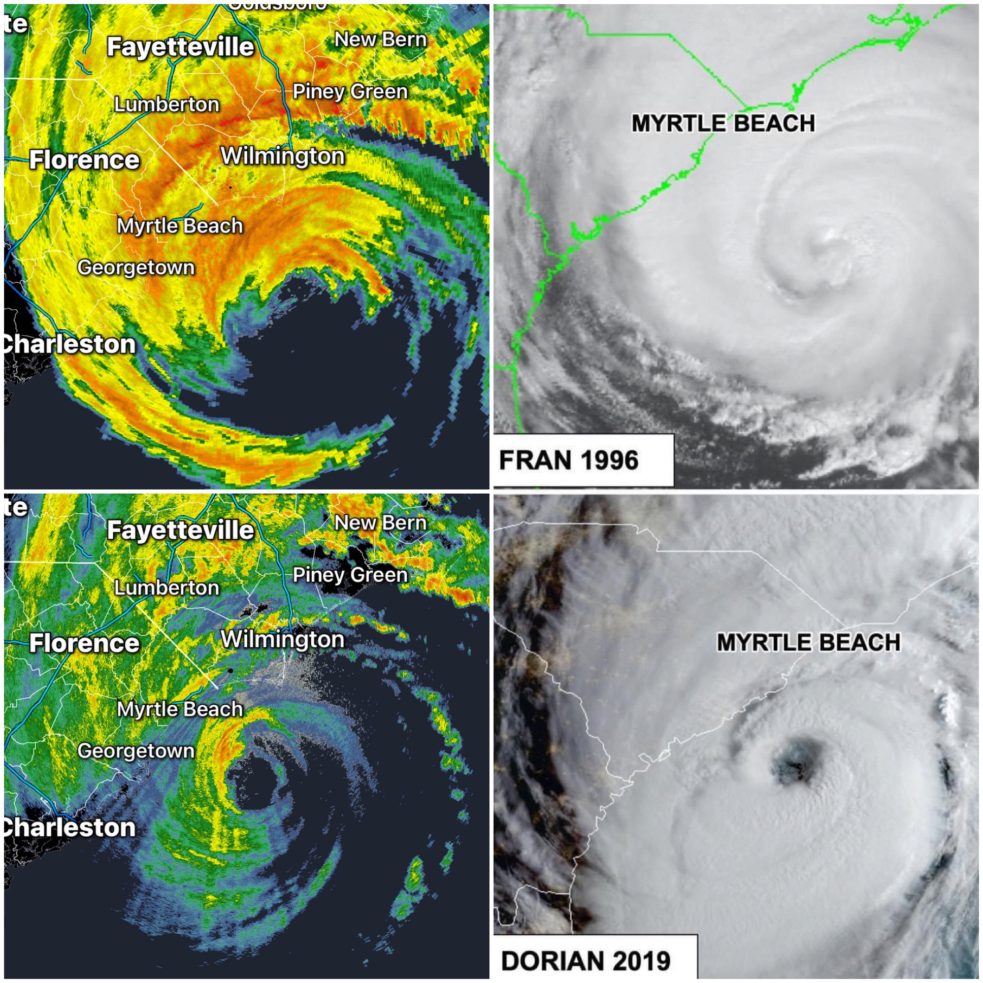 Hurricane Fran Radar