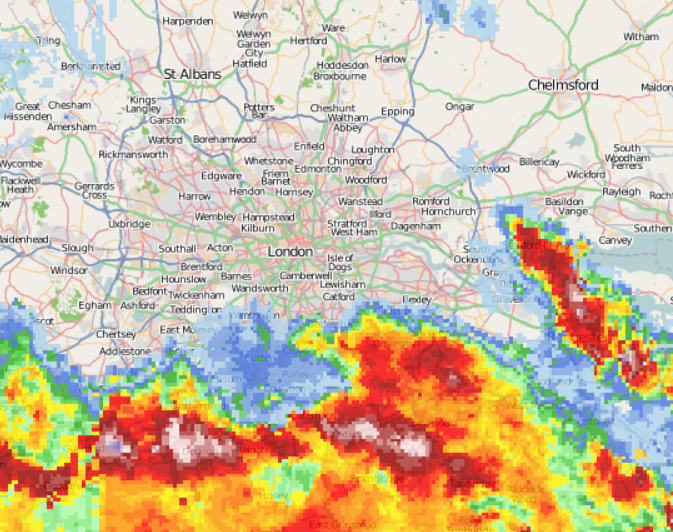 Lightningmaps.org Real Time Lightning Map LIVE: Thunderstorms Tracker