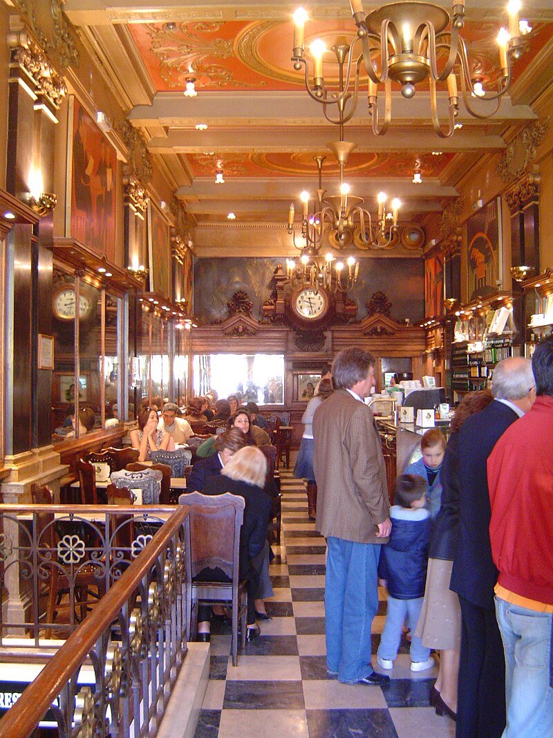 Imagine sipping your coffee surrounded by stunning art and architecture ...