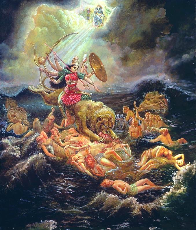 Maa Durga is considered the most powerful deity. Decoding the 10 hands ...