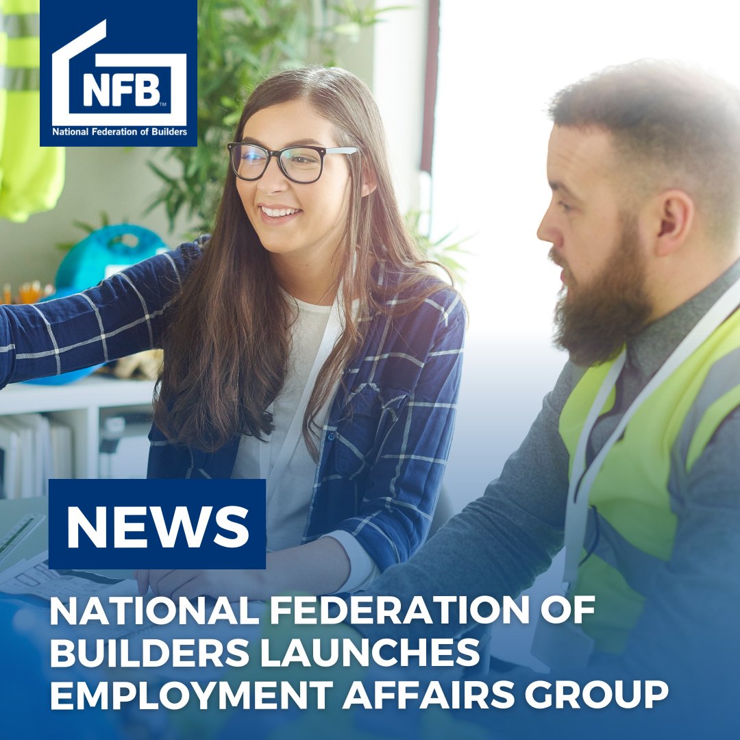 National Federation Of Builders Logo NFB Letter Logo Design On White