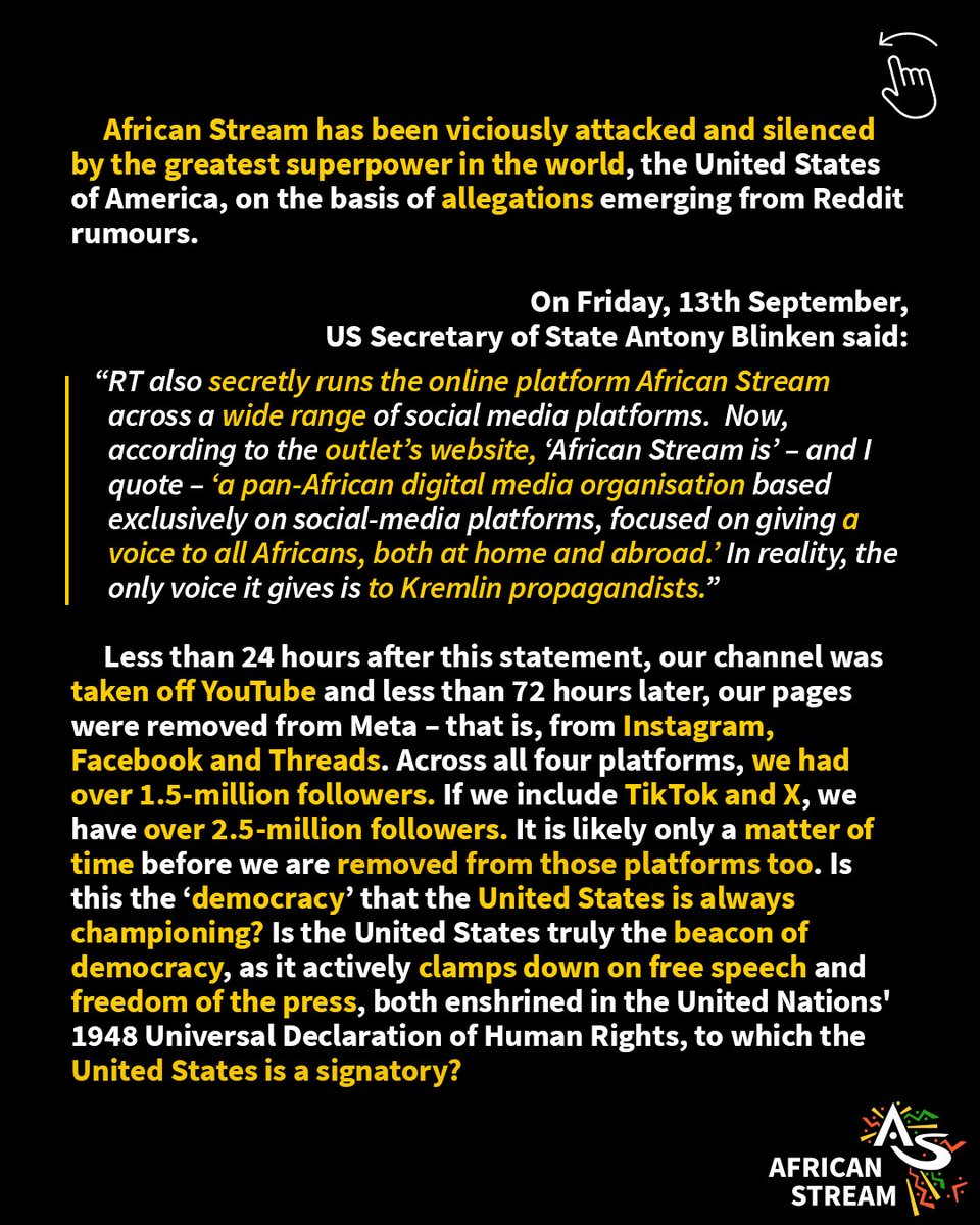 African Stream is under attack! 🧵 - المسلسل من African Stream @african ...