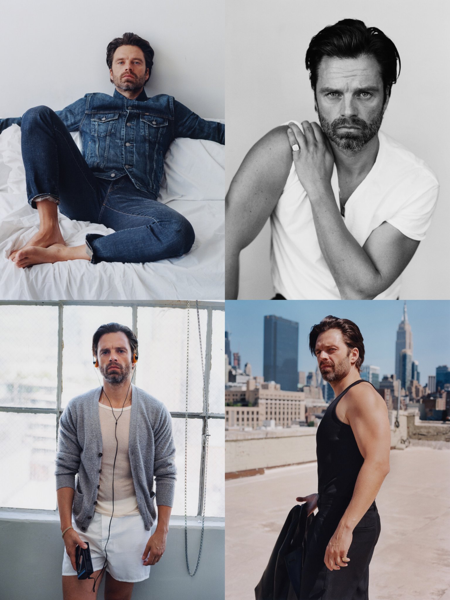 Collage De Sebastian Stan Sebastian Stan Tiktoks 😏😏