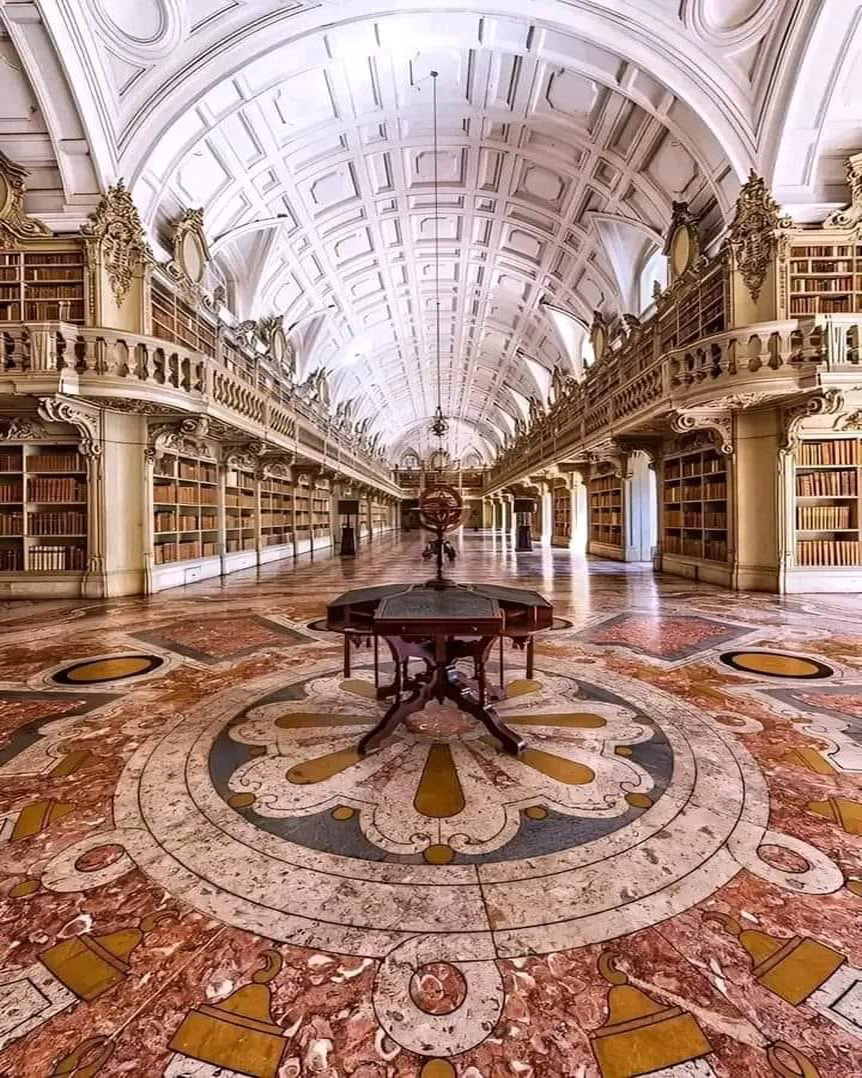 Thread of the world's most beautiful libraries 1. Royal Portuguese ...