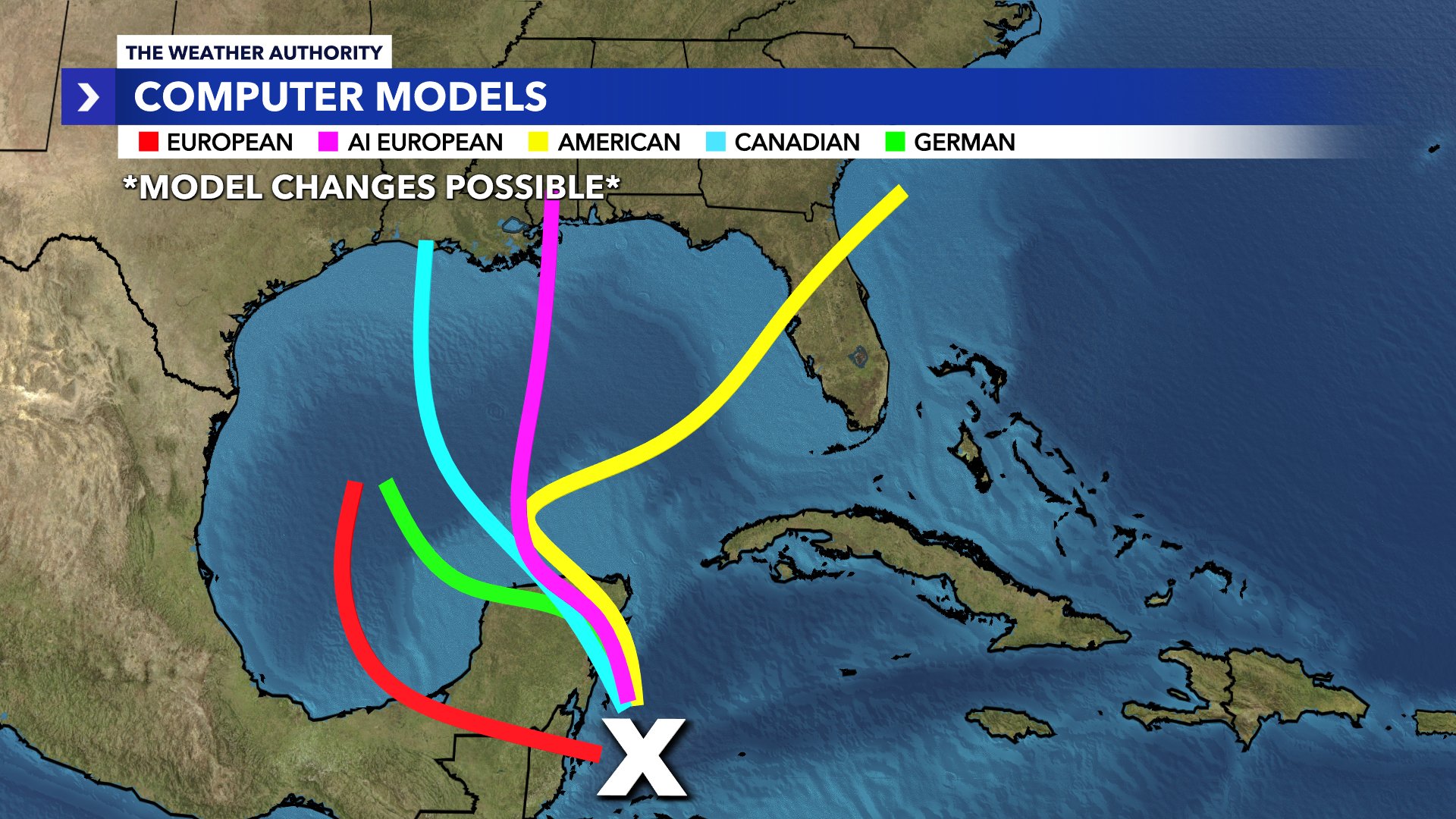 Tropical Storm Cristobal Spaghetti Model Hurricane Irma Path Update: