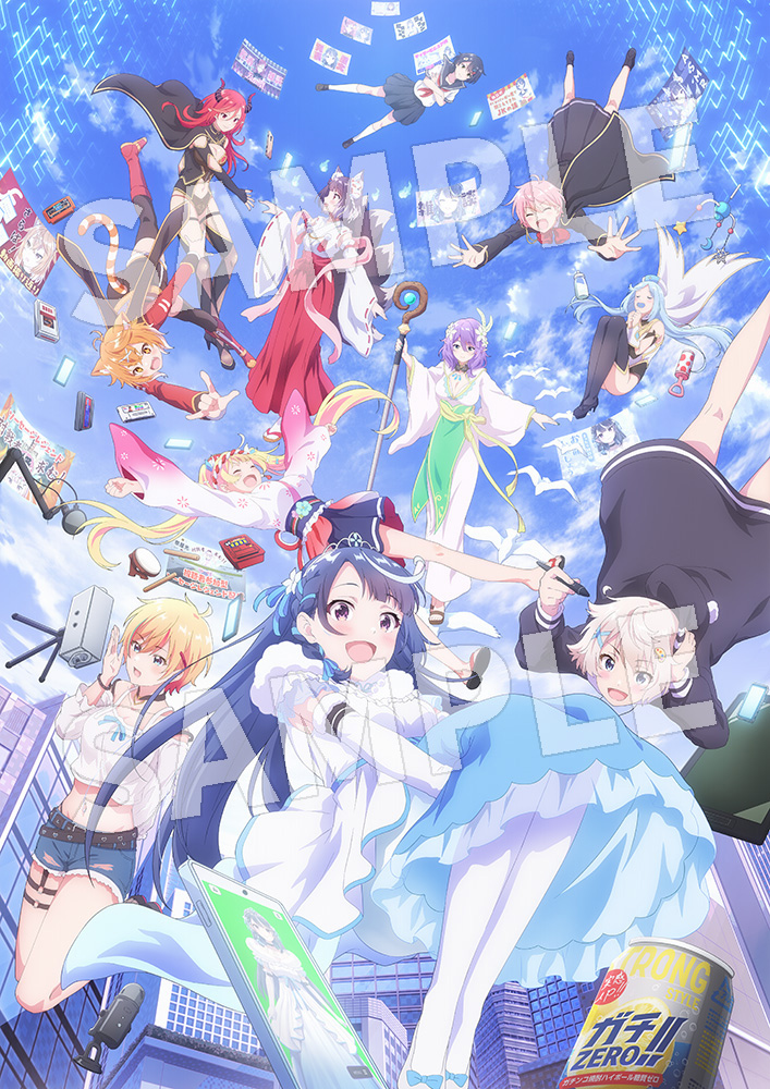 動畫《身為 VTuber 的我因為忘記關台而成了傳說》釋出 BD＆DVD 店鋪特典插圖 - nk940155的創作 - 巴哈姆特