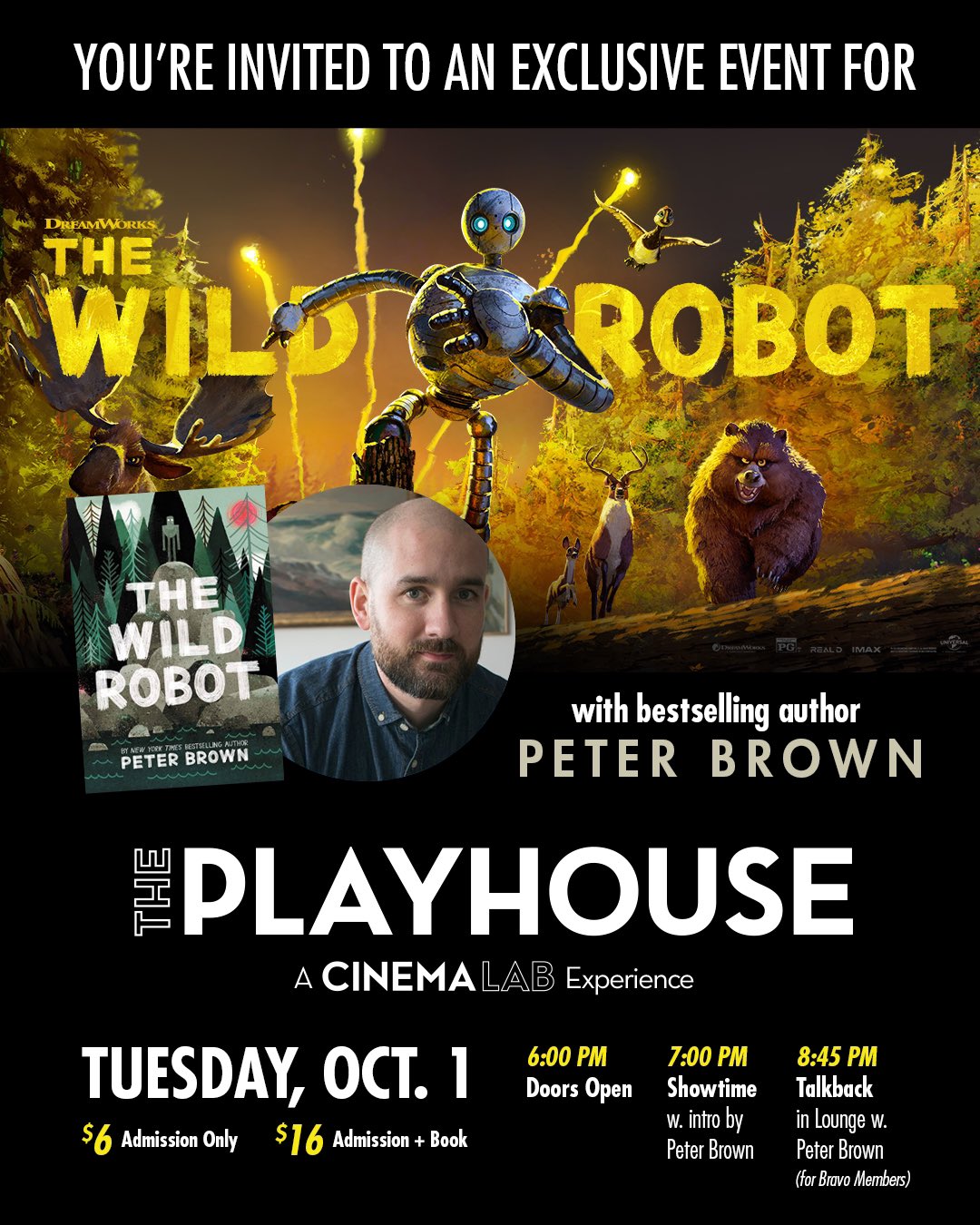 Peter Brown Roblt The Wild Robot Moment That Made The Author Peter