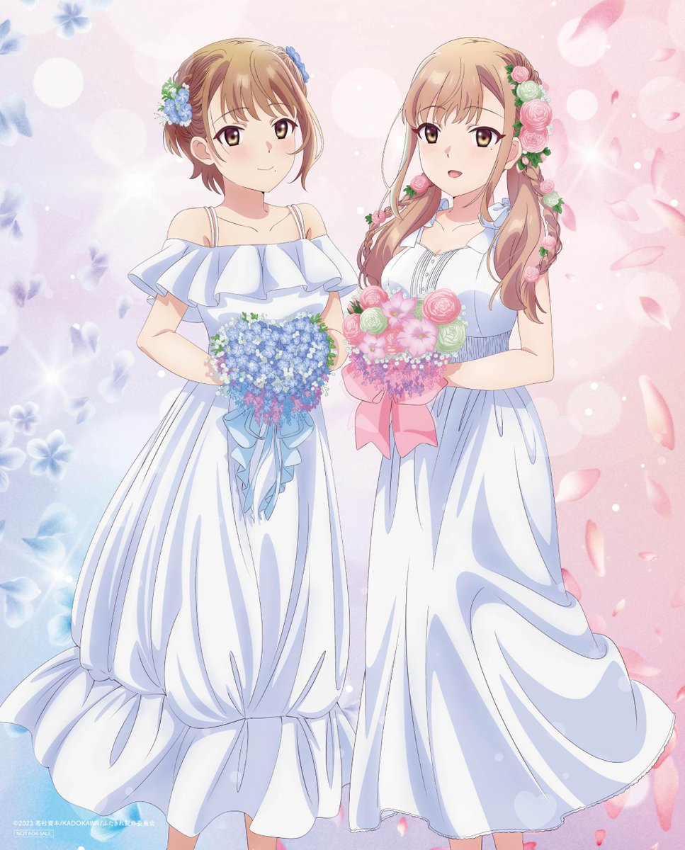 動畫《雙生戀情密不可分》釋出最終話播出前「婚紗」視覺圖 - nk940155的創作 - 巴哈姆特