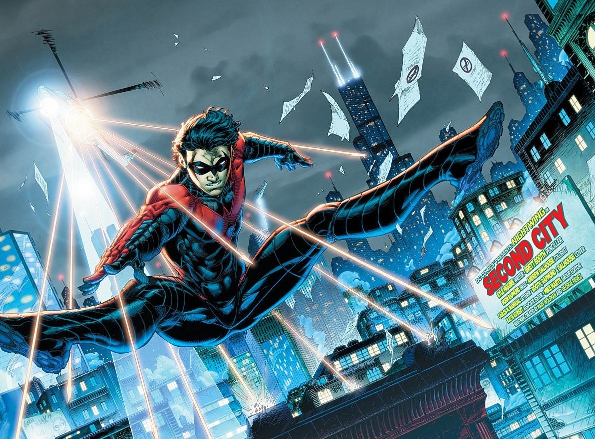 Red Nightwing Wallpaper Hd
