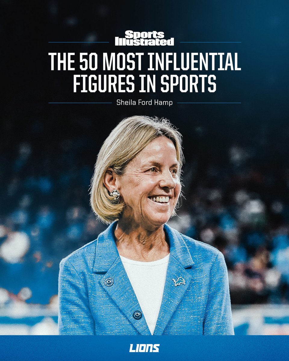 Sports Illustrated listed Sheila Ford Hamp as one of their 50 most ...