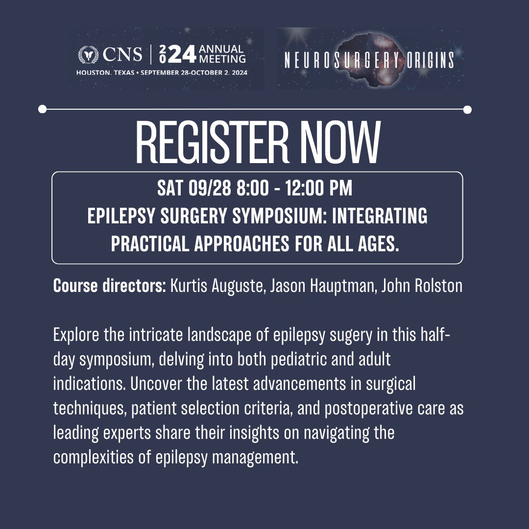 Pediatric Neurological Surgery Section of the AANS/CNS International ...