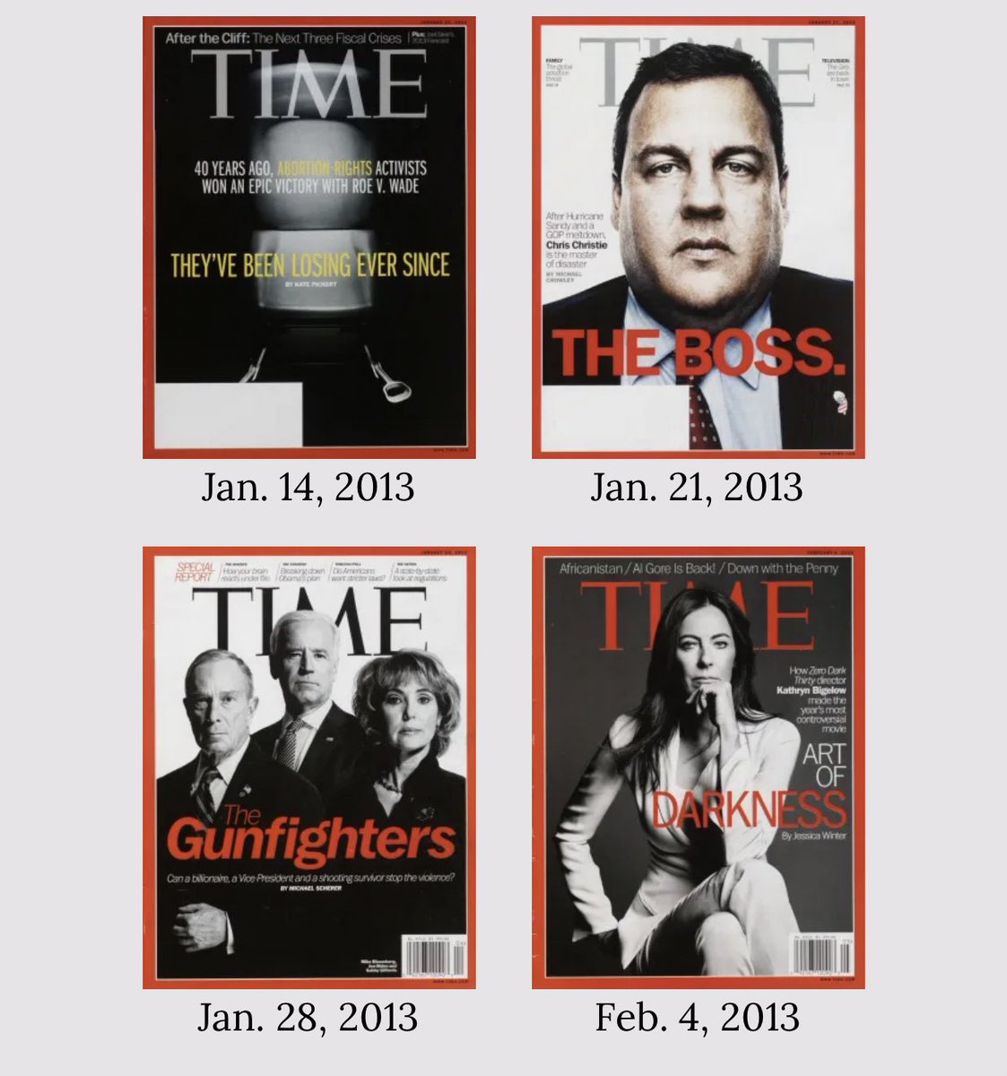 Do you have the TIME? Just looked through the past forty years of TIME ...