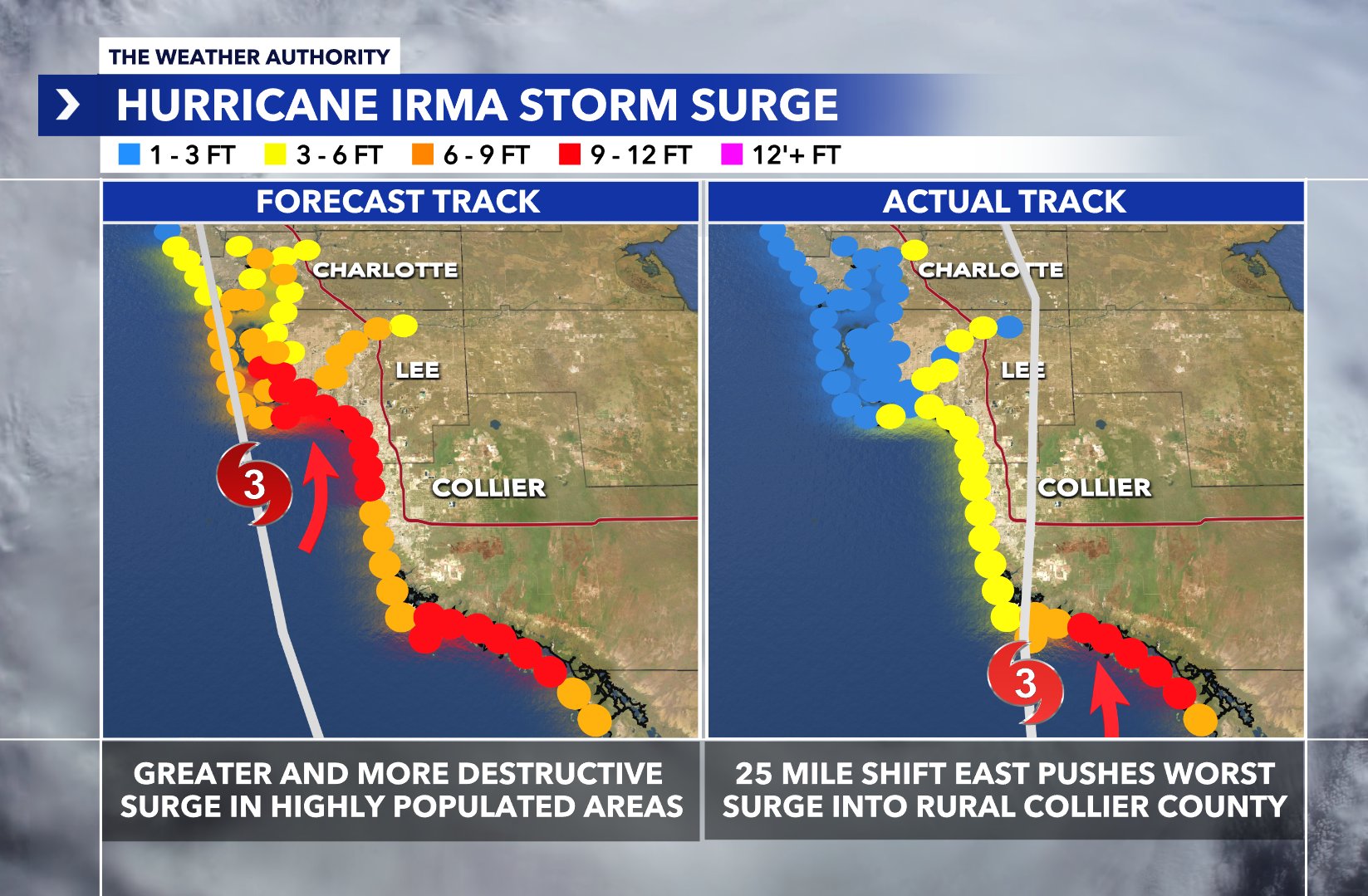 Hurricane Irma Storm Surge Map Florida Hurricane Irma: Massive Storm