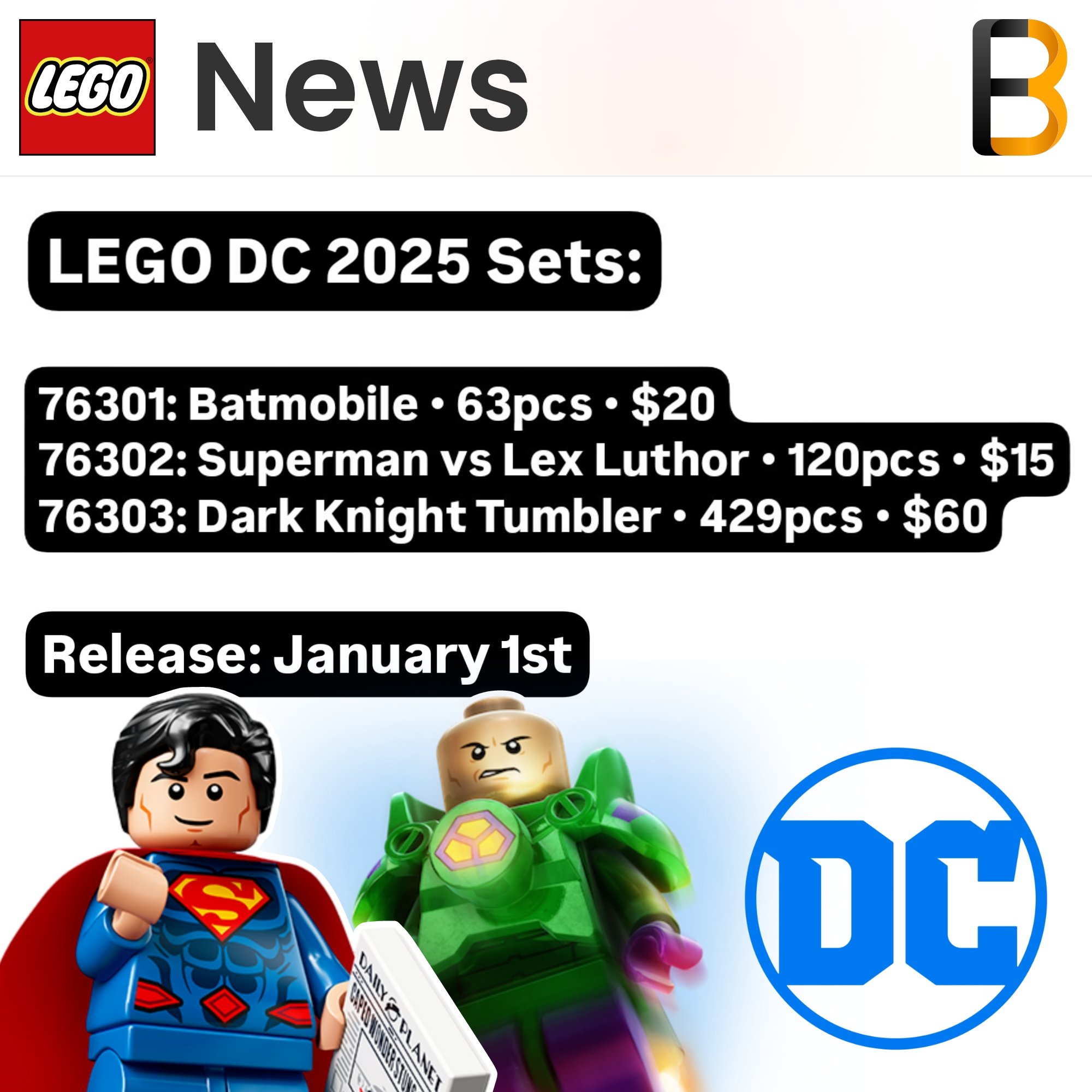 Lego Superman First Peek! At The New Lego Superman Mech Vs. Lex Luthor