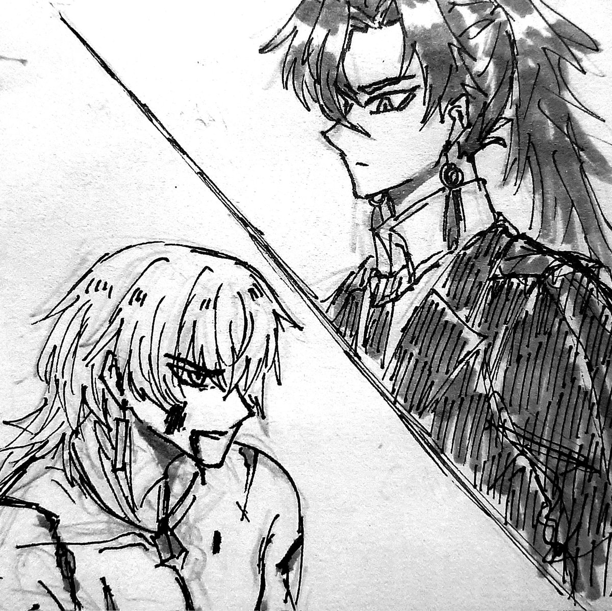 「📿🐉 #geshuyan week Day 4: mafia & detective "You're under a」(not) Sallの漫画