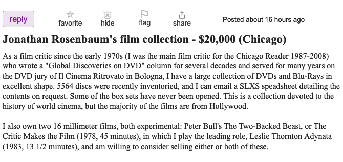 Jonathan Rosenbaum Quotes