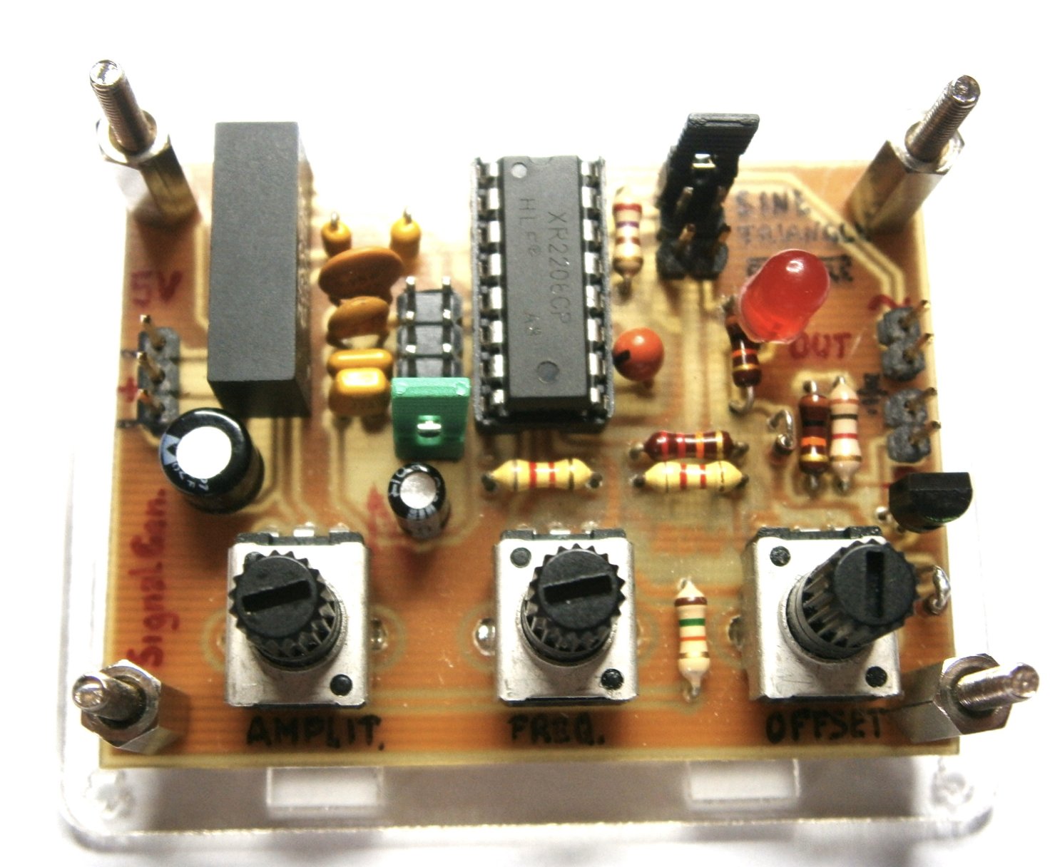Xr2206 Function Generator Schematic Xr2206 Function Signal Generator