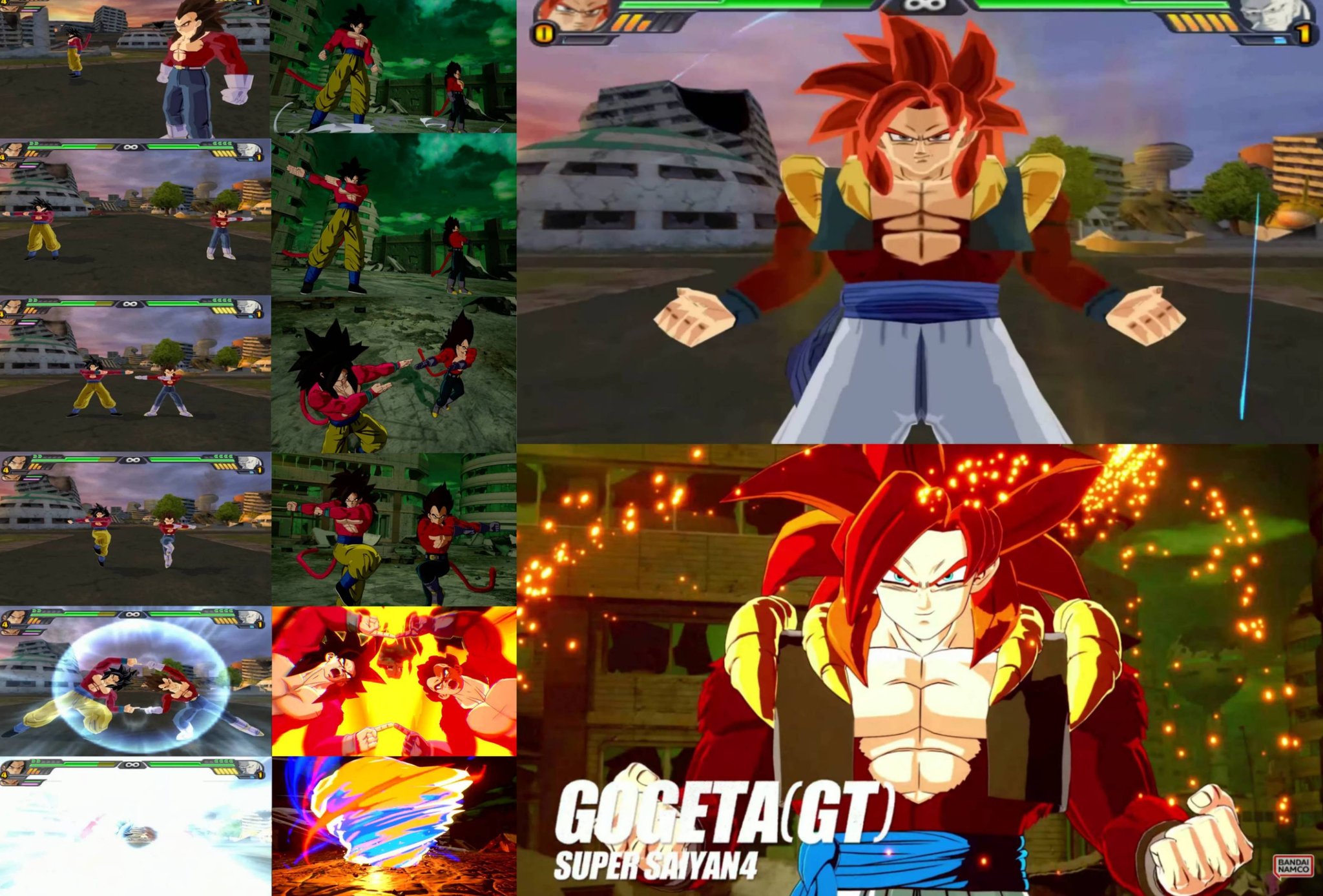 Dragon Ball Z Budokai Tenkaichi 3 Super Saiyan 4 Gogeta V HD Ssj4