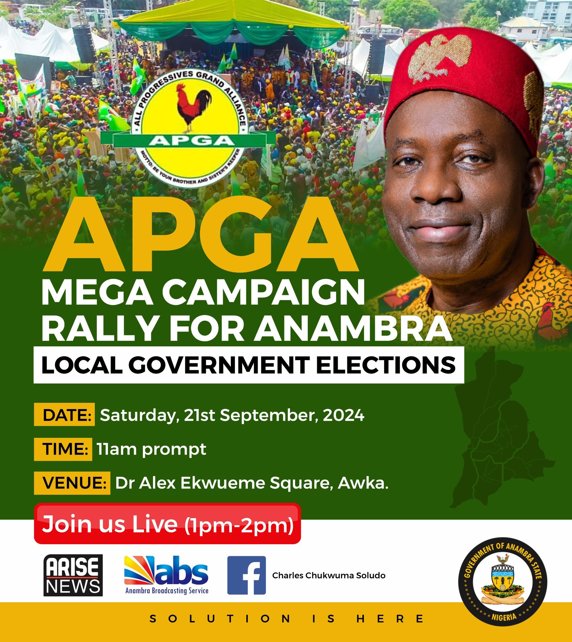 Apga Logo Anambra 2025: Soludo Wins APGA Governorship Ticket — Daily