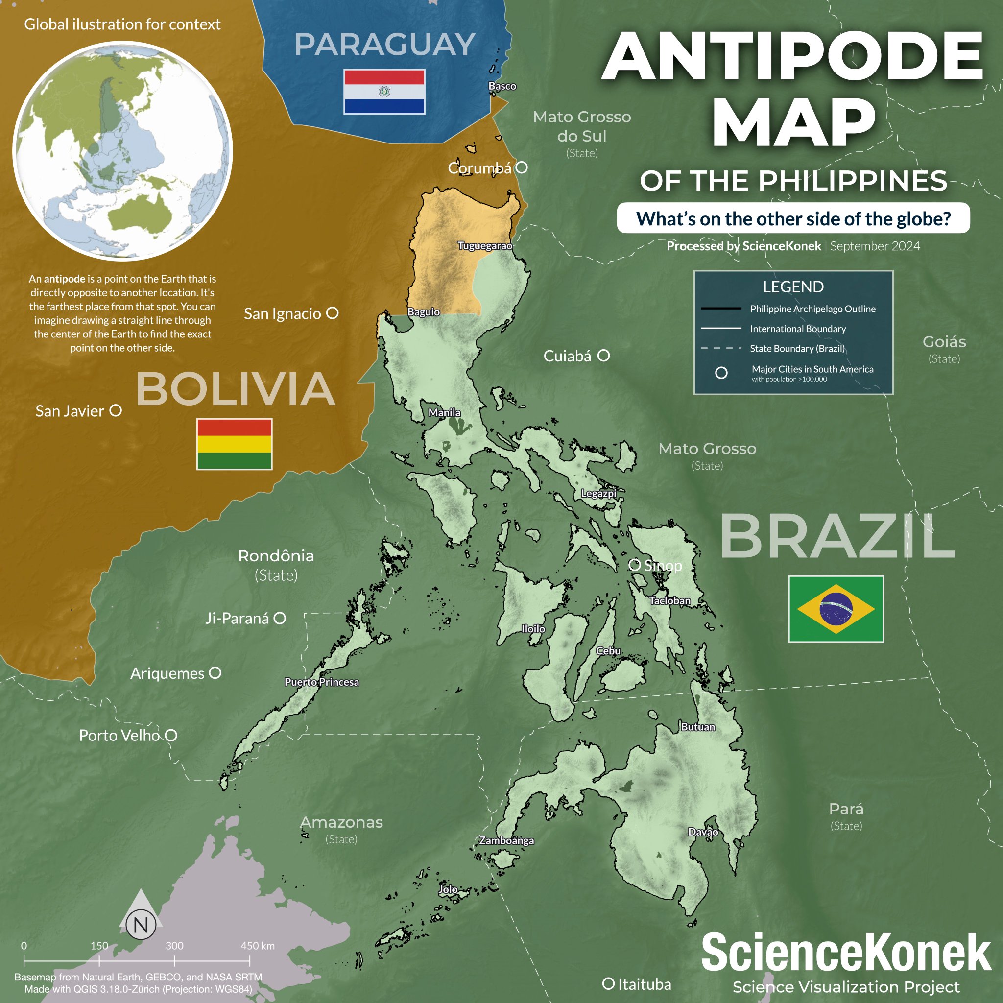 Earth Globe Map Philippines