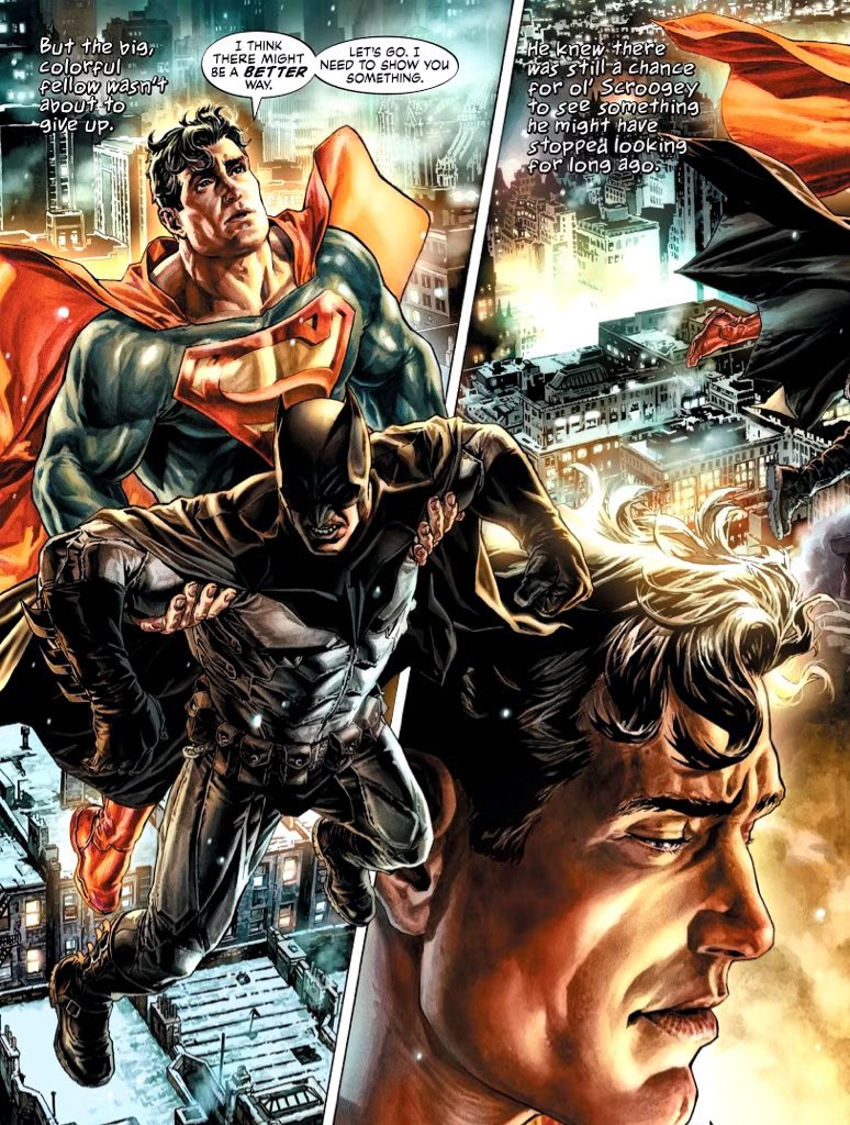 Superman Carrying Batman