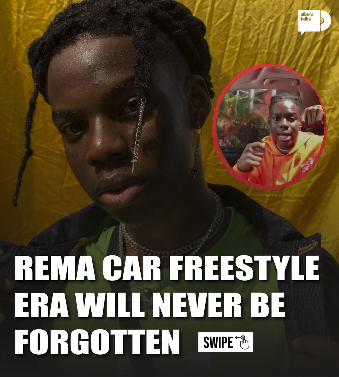 Remember when seeing Rema in a car meant you were about to hear the ...