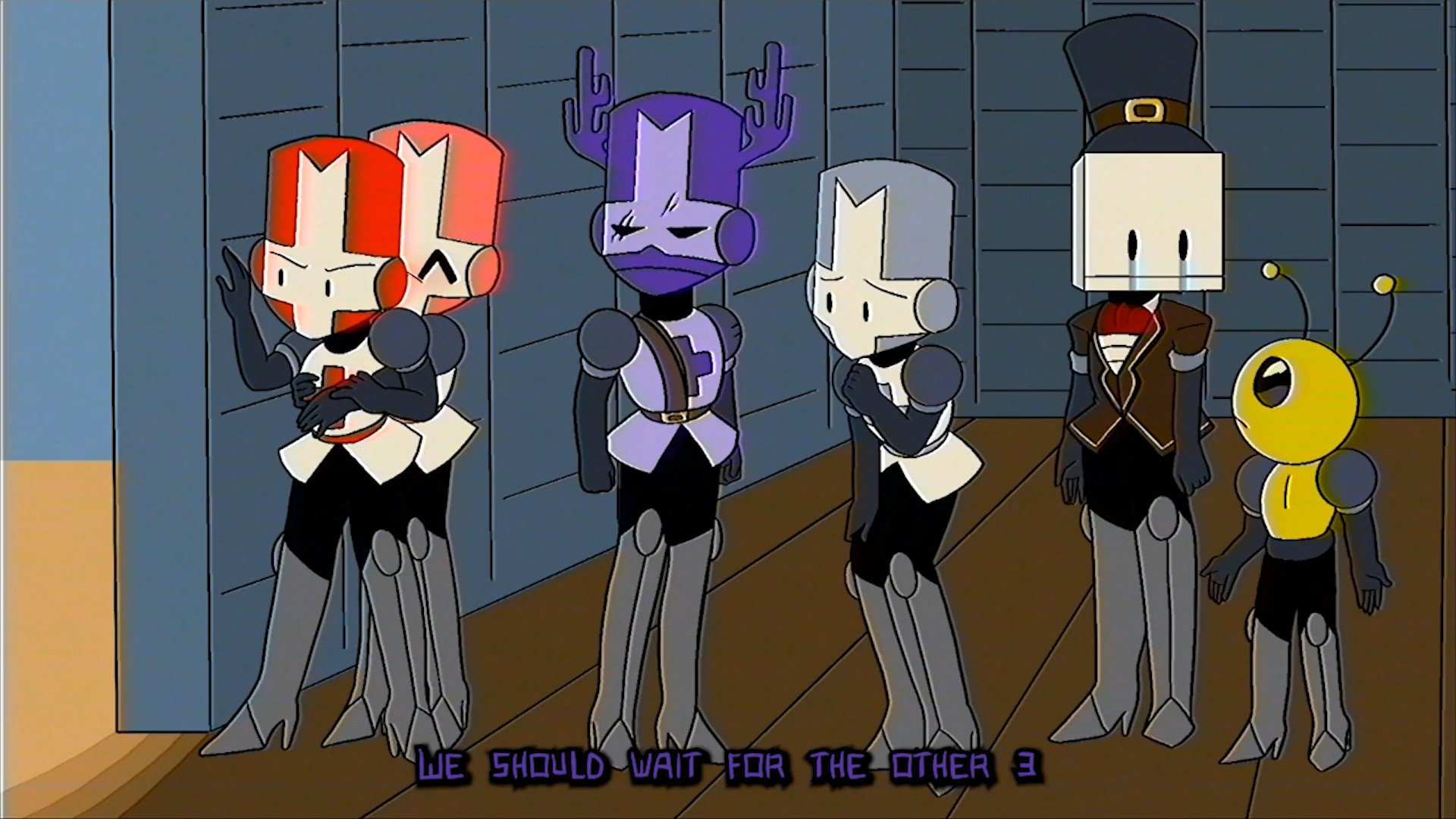 Castle Crashers Purple Knight Wallpaper