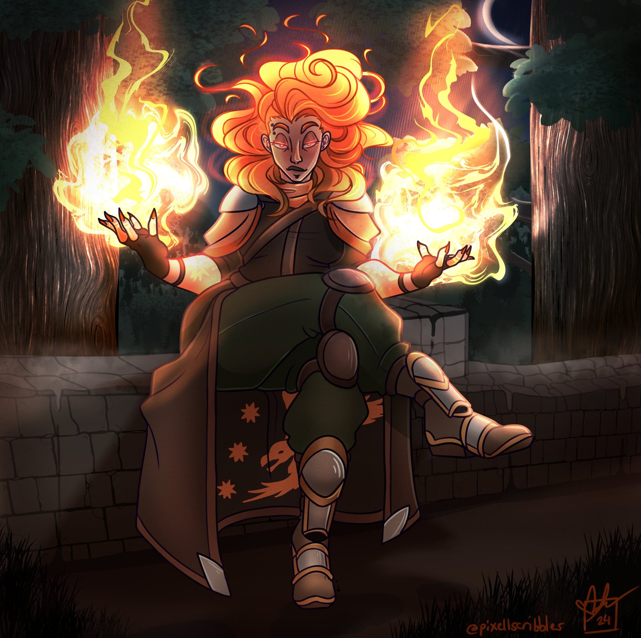 Female Fire Wizard Lex || WoW Era On X: "Share Your Fire 🔥 Art!