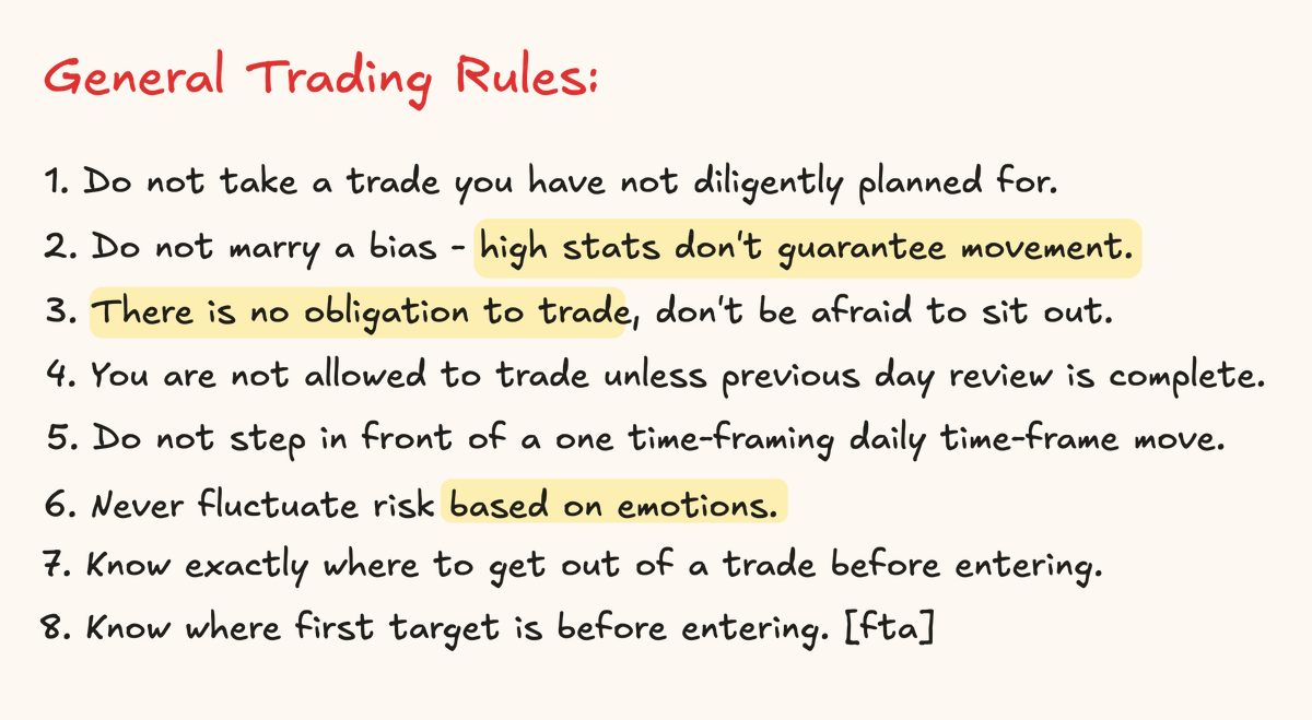 General trading rules: Part of a plan is ensuring you have set some ...
