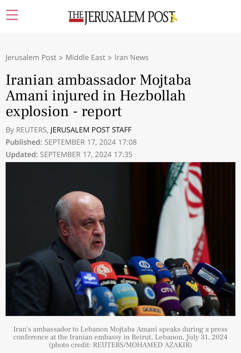 🇱🇧🇮🇱 Pagers explode across Lebanon! Al Jazeera: “The explosion of ...