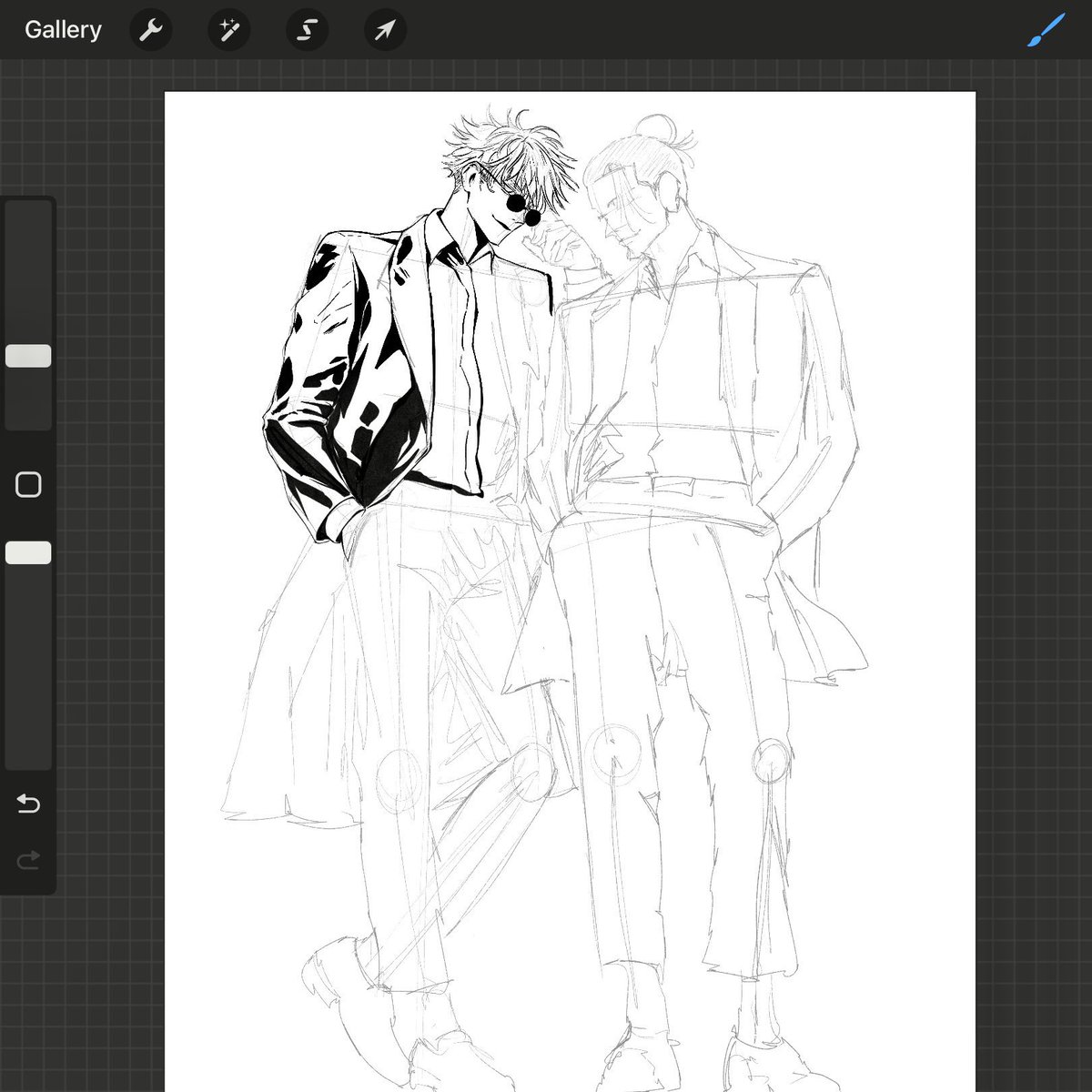 「doodles of my jjk art 」𝗣𝗿𝗲𝗻𝗸𝘂ᴬᴿᵀの漫画