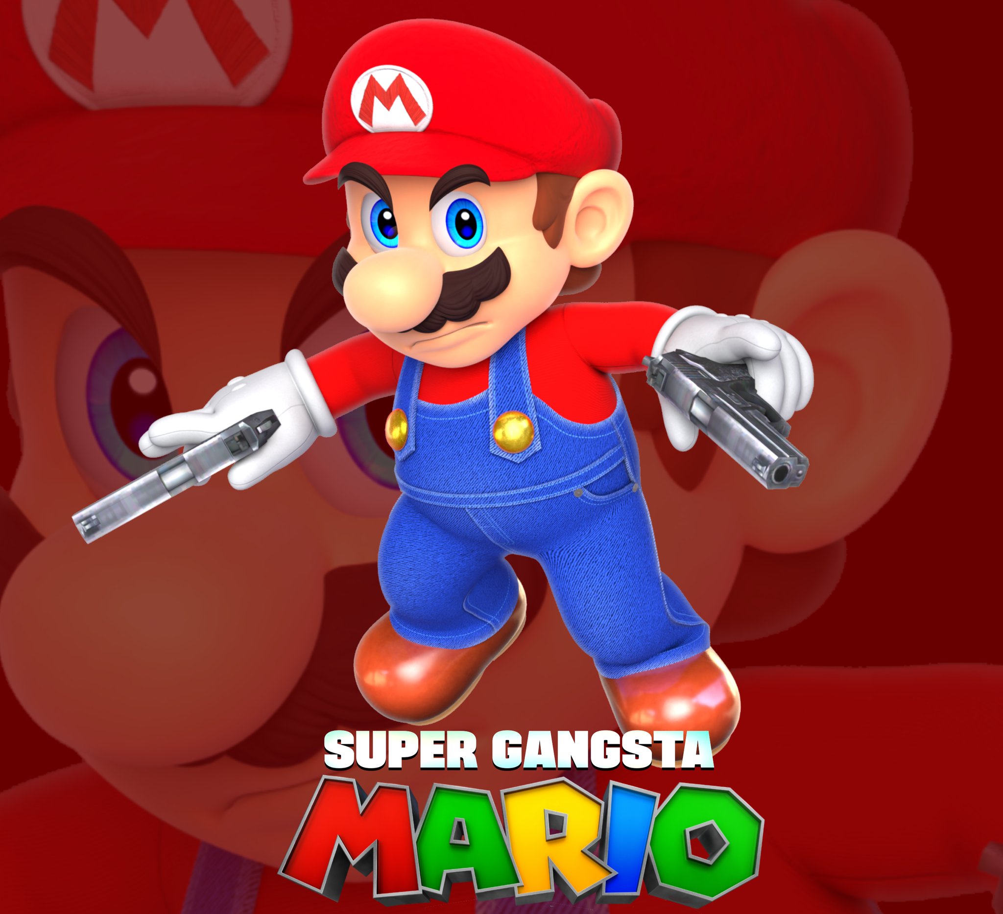 Gangster Mario Zeichnungen NEW JACK CITY / New Jack City USA 1990