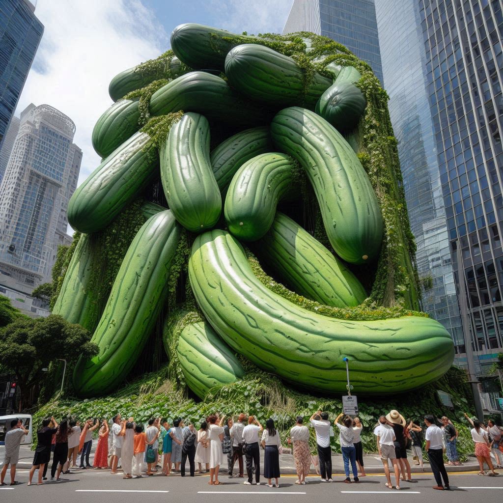 I heard some ladies shy away from buying cucumbers in public because of ...