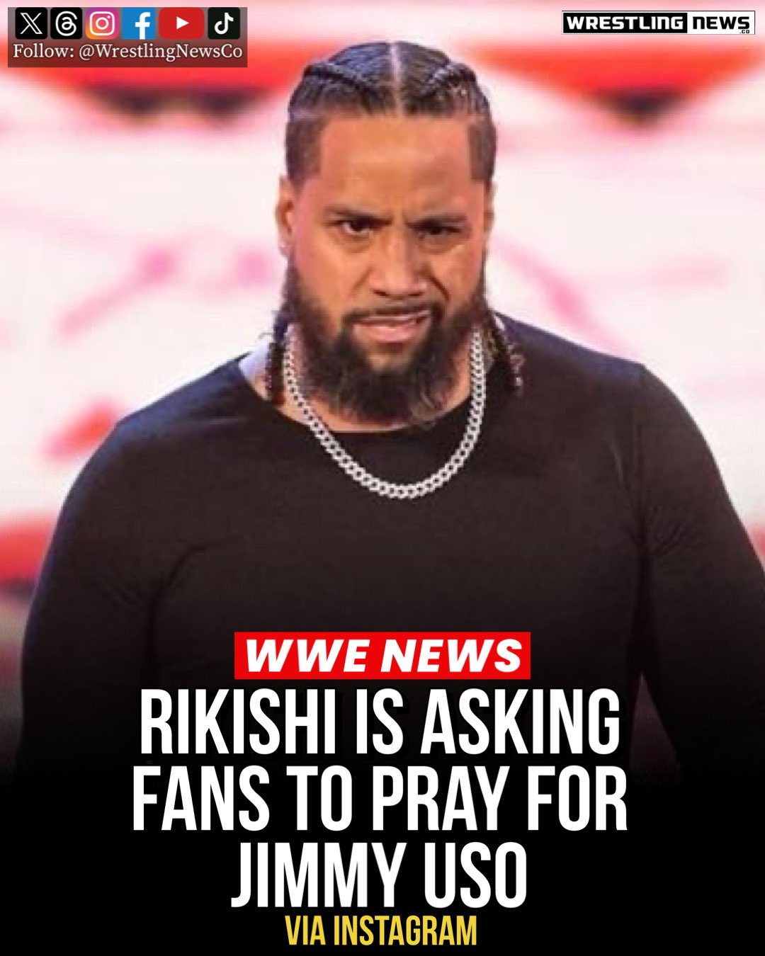 Die Usos Und Rikishi Rikishi On WrestleMania Match Between Jimmy Uso