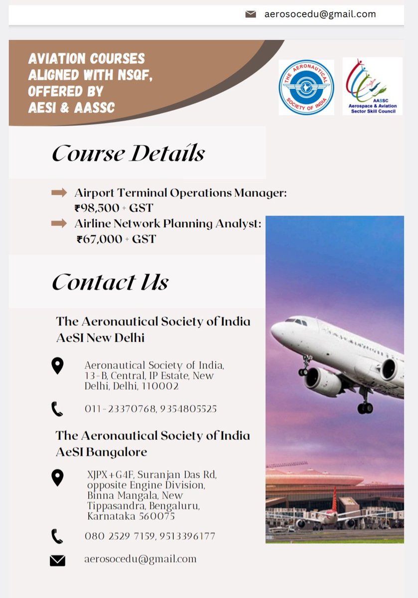 Aeronautical Society Of India Logo