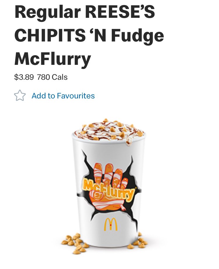 Mcdonalds Mcflurry Reeses